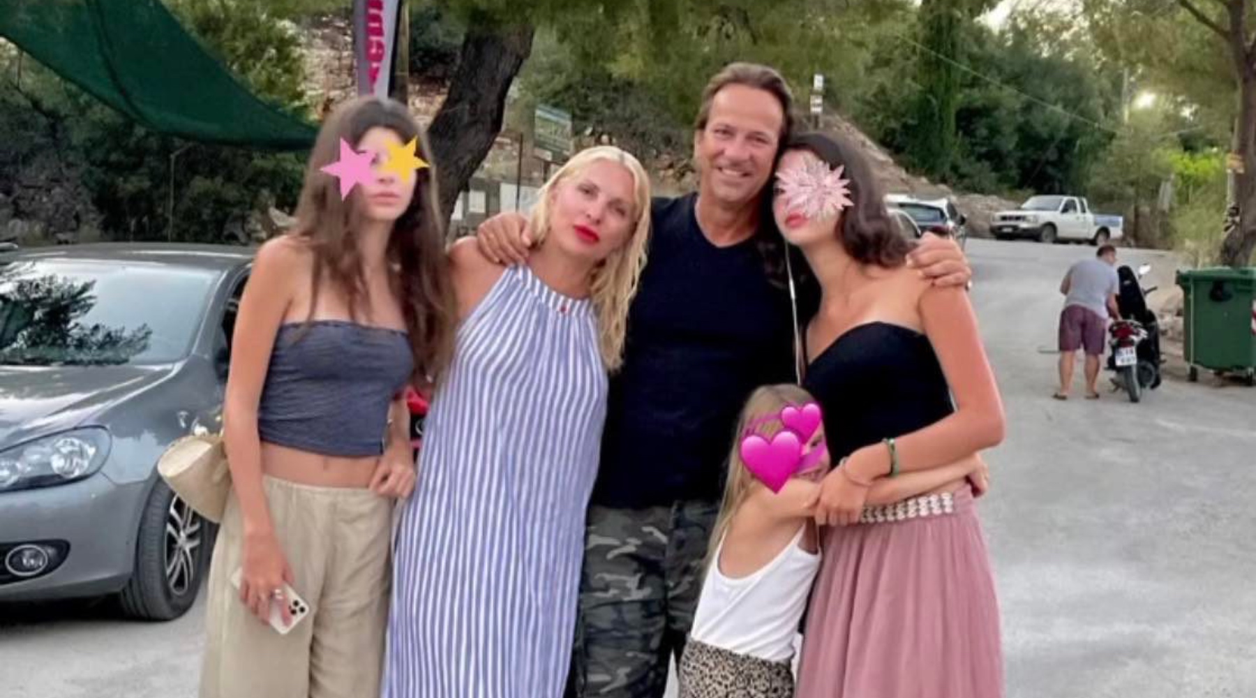 Ελένη Μενεγάκη: Οι φωτογραφίες αγκαλιά με τον Ματέο και τα παιδιά της ...
